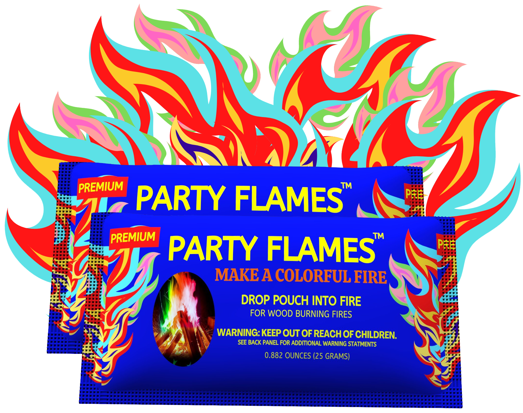 Party Flames™ Fire Color Changing Packets